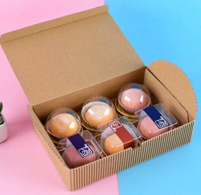 China Custom Kraft Corrugated Boxes For Bakery Eco Friendly Packaging For Cakes Pastries for sale