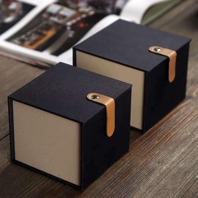 China Custom Hook Loop Square Gift Box for Fragile Items for sale