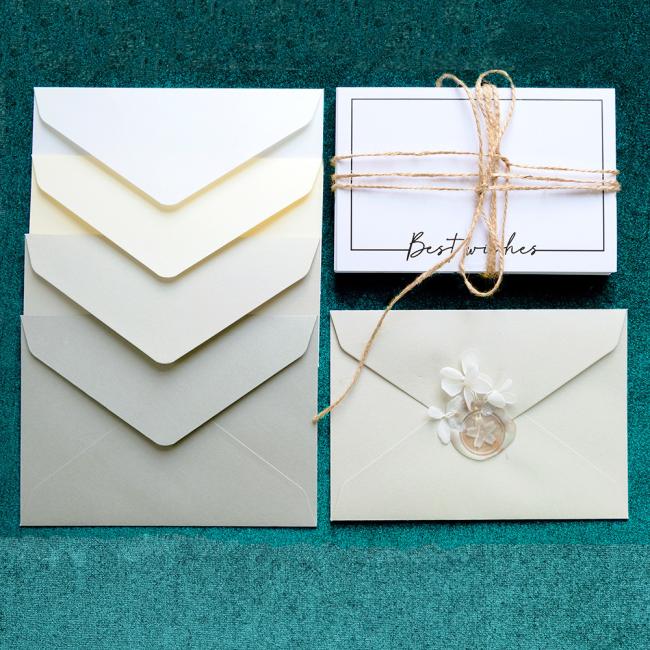 Pure Color Retro Kraft Paper Envelopes