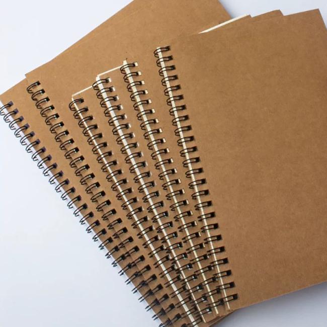 Custom Retro Kraft Paper Notebook product image