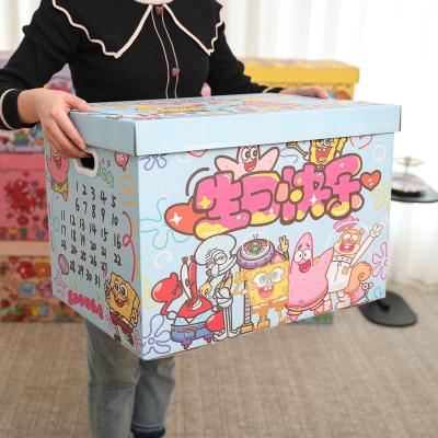 China Folding Cartoon Storage Box Creative Gift Box & Multi Functional Storage Case for sale