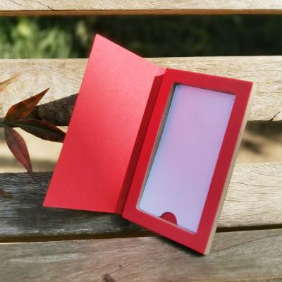 China Eco Friendly Packaging For High End Custom Red Flip Top Paper Jewelry Box Necklaces Bracelets Brooches And Hairpins Retro - Style Ornament Box for sale