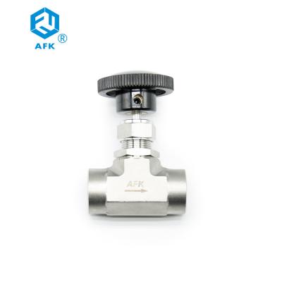 중국 AFK 스테인리스 암나사 니들 밸브 고압 2 방법 3/4in 3000psi 판매용