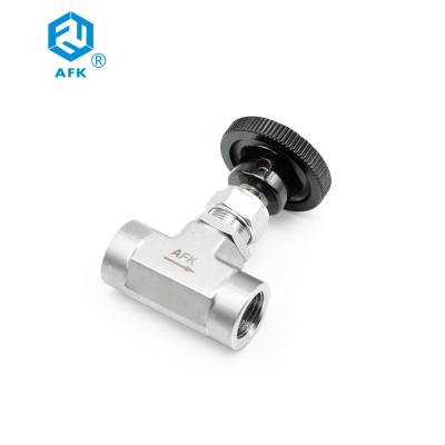 중국 AFK 스테인리스 암나사 니들 밸브 고압 2 방법 3/4in 3000psi 판매용