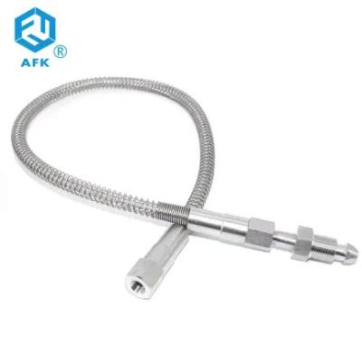 China High Pressure Metal Braided Flexible Air Hose With 1/4" Female / Male NPT End Connection for sale