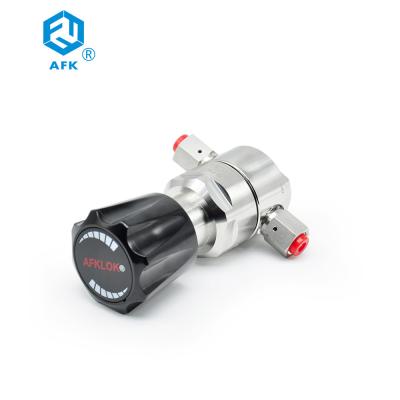 중국 스테인레스 강 316L 1/4 VCR 압력 조정기 0.09 CV 600 표준 평방 인치 당 폰드 - 3500 표준 평방 인치 당 폰드 판매용