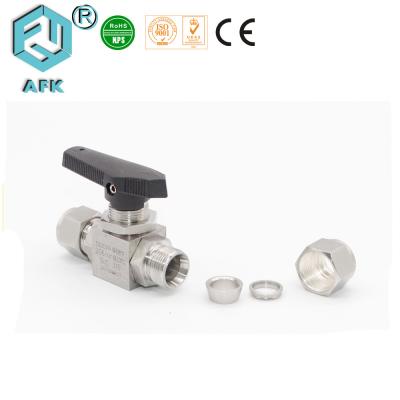 Κίνα Βαλβίδα υψηλών σφαιρών ανοξείδωτου 1000psi 3000psi 6000psi SS προς πώληση