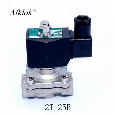 Κίνα DN25 ανοξείδωτο φυσικό συνεχές ρεύμα 12V βαλβίδων σωληνοειδών αερίου LPG 1 ίντσας προς πώληση