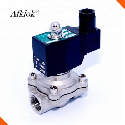 Κίνα DN25 ανοξείδωτο φυσικό συνεχές ρεύμα 12V βαλβίδων σωληνοειδών αερίου LPG 1 ίντσας προς πώληση