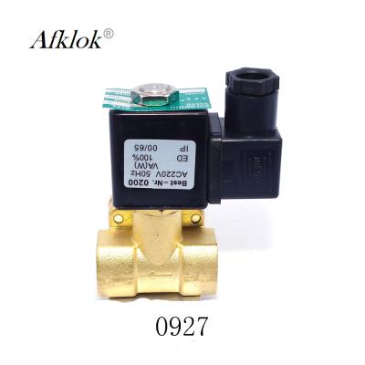 Cina tipo elettrovalvola a solenoide dell'acqua, elettrovalvola a solenoide del pilota 16Bar ad alta velocità per gas liquido in vendita