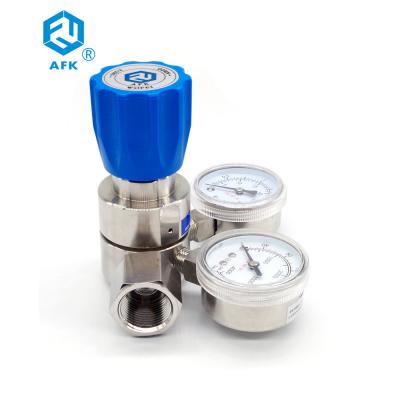 Chine Barre à haute pression G5/8 du régulateur 200 d'azote d'acier inoxydable avec de doubles mesures à vendre