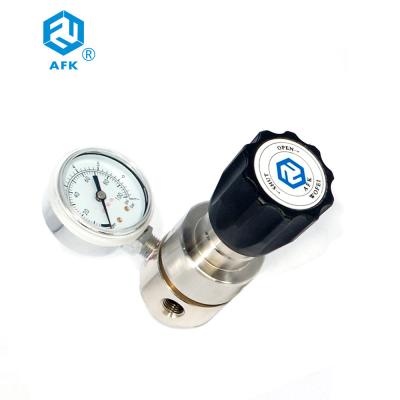 Κίνα 100Psi ενιαίος μετρητής ρυθμιστών PCTFE R71 πίεσης ανοξείδωτου προς πώληση