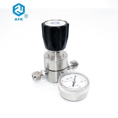 Κίνα Ενιαίο ανοξείδωτο PTFE ρυθμιστών 250psi πίεσης μετρητών AFK R52 προς πώληση