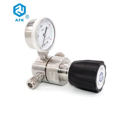 Κίνα Ενιαίο ανοξείδωτο PTFE ρυθμιστών 250psi πίεσης μετρητών AFK R52 προς πώληση