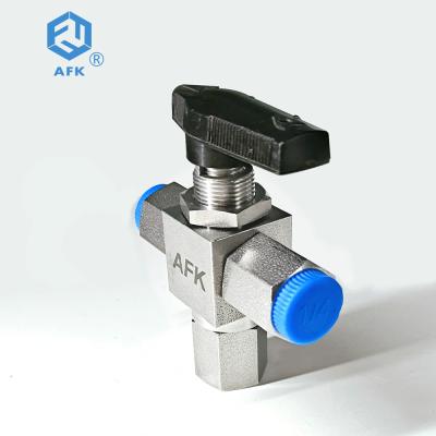 중국 BSPT 스텐레스 볼 밸브 AFK SUS316 고압 2 방법 10 밀리미터 판매용