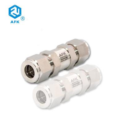 Κίνα 6000psi Ferrule βαλβίδων AFK αντεπιστροφής οργάνων ανοξείδωτο BSPT NPT προς πώληση