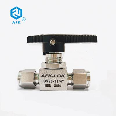 Κίνα Χειρωνακτική διπλή υψηλή πίεση 3000PSI βαλβίδων σφαιρών ανοξείδωτου ανθεκτική στη θερμότητα προς πώληση