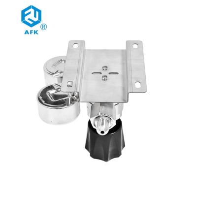 Chine Vide simple de régulateur d'azote d'acier inoxydable de diaphragmes avec le cylindre de l'admission CGA540 à vendre
