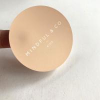 Quality Custom Oem Fashionable Waterproof Metal Private Logo Perfume Cosmetic Wine Bottle Labels Sticker for sale