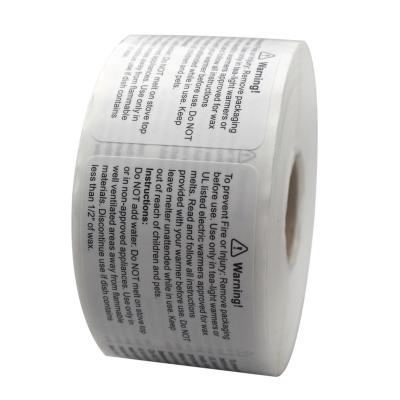 Biodegradable Waterproof Custom Printed Writing Paper Material Packaging Labels