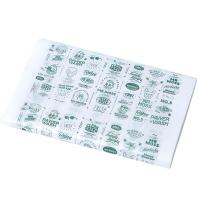 Quality Custom Printed 18g White Thin Tissue Paper With Green Logo For Gifts for sale
