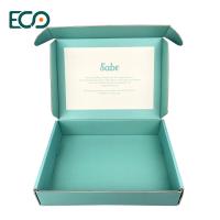 Quality Mint Green Recyclable Beauty Products Packaging Box CMYK Printed Mailer Box for sale