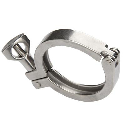 Cina 304 singola fascetta stringituba sanitaria del rilascio rapido di Pin Heavy Duty DN50 in vendita