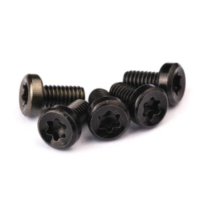 Cina Customized Metric M1 M2 M2.5 M3 M4 M5 M6 M8 Black Anodic Oxidation Cap Head Socket Machine Torx Titanium Bolt Screws in vendita