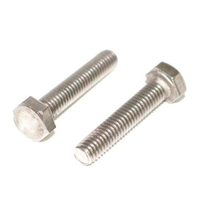 Cina Din933 Din931 Stainless Steel 304 316 A2-70 A4-80 Hex Screw Hex Head Bolt 1/4 5/8 Unc Hexagon Screw in vendita