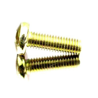 Cina OEM Cross Grooved Screw Yellow Zine Screws in vendita