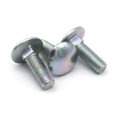 Cina M8 Stainless Steel Din603 Mushroom Head Round Head Square Neck Carriage Bolt With Hex Nut in vendita