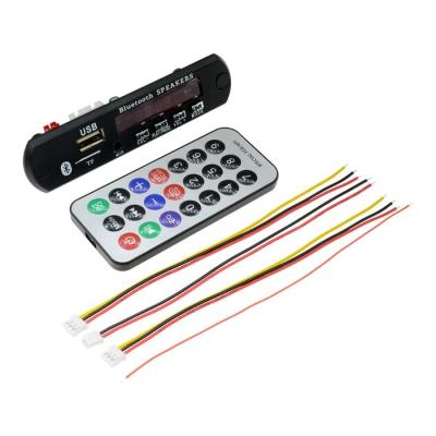 Cina radio a distanza di deviazione standard FM di USB TF del bordo del decodificatore MP3 di 12V 3.5AUX Bluetooth 4,1 per l'automobile in vendita