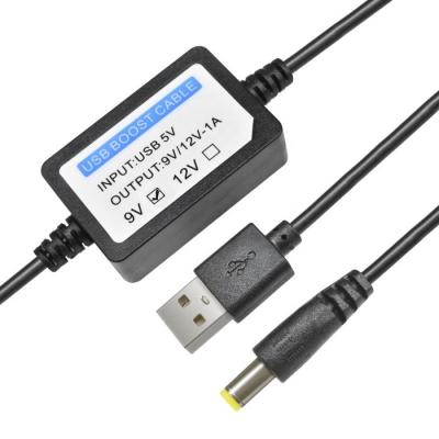 Κίνα Συνεχές ρεύμα 5v στο συνεχές ρεύμα 9v/12v 1a 2.1x5.5mm γραμμή 1.3m ώθησης δύναμης Usb μήκος προς πώληση