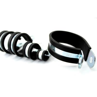 中国 German Type Fixing Rubber Clamps Cable R Type Hose Clamp For Tube 販売のため