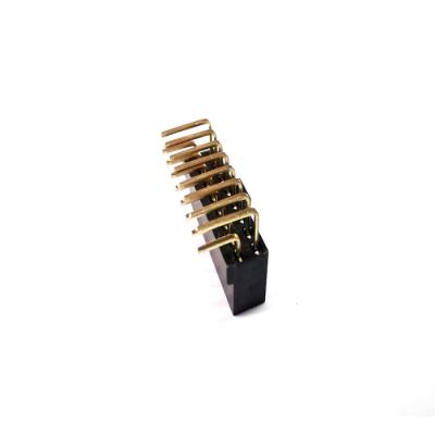 China passo 2 X 8p Pin Header fêmea de 2.0mm conector do mergulho de 90 graus à venda
