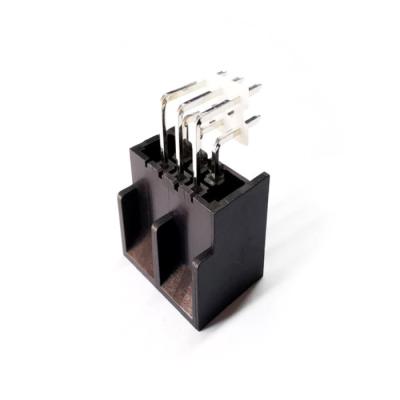 China 2 conector fêmea da bolacha do MERGULHO 2.54mm do ângulo direito de X 3P à venda