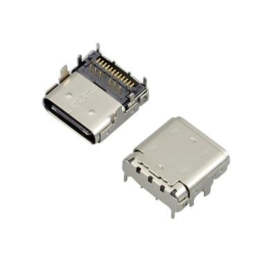Cina Tipo C SMT ad angolo retto femminile + IMMERSIONE di USB 3,1 con lo schermo in vendita