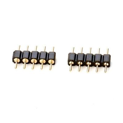 Cina Singolo passi di fila 2.0MM connettore pieno dell'oro della IMMERSIONE di 5 x di 1 Pin Pin Header Vertical in vendita