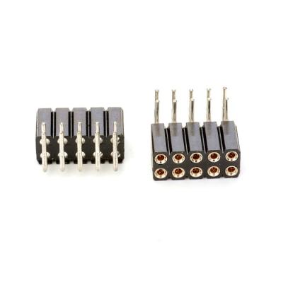 Cina Femmina del passo 2x5P di 2.0MM intorno al connettore della IMMERSIONE di Pin Right Angle in vendita