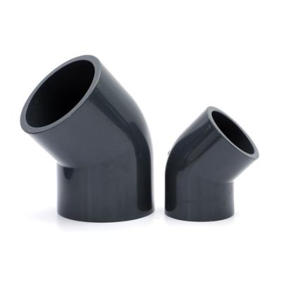 Cina Norma di plastica ad alta pressione di BACCANO degli accessori per tubi del PVC Sch80 per industria chimica in vendita
