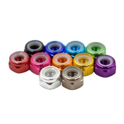 Cina Il colore ha anodizzato il dado di nylon della flangia 5/8-18 di alluminio - serratura per RC in vendita