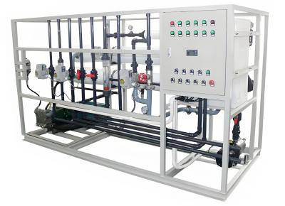 Siemens S7 PLC Controlled Ocean Water Desalination Machine 100 To 1000 M3/Day