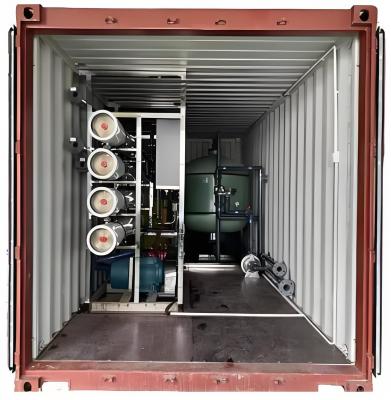 Max 10000ppm Feed Water TDS Reverse Osmosis System 50-70% Recovery Rate 15-65kw