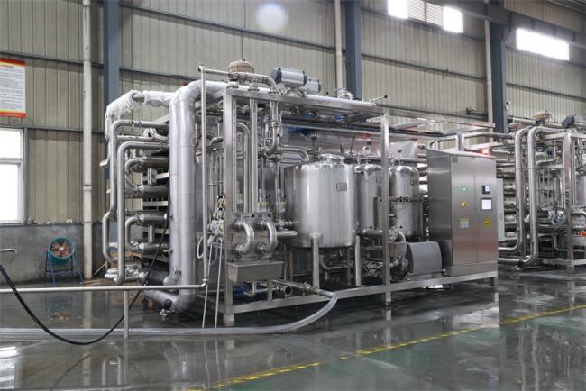 Automatic 1000L 2000L Juice Uht Pasteurizing Sterilizing Machine