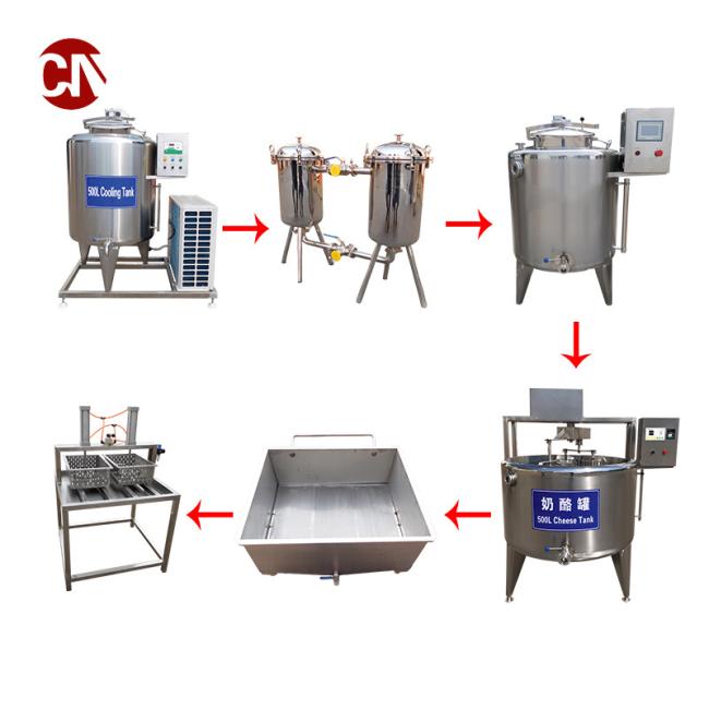 Pasteurized Milk Production Line Milk and Cheese Making Machine