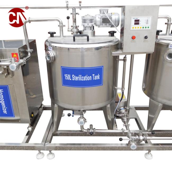 Ice Cream Machine Line Yogurt Production / Yogurt Filling Line / Automatic Yogurt Production Line