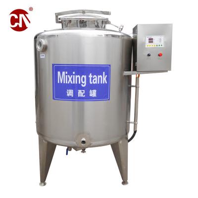 Cina 1000-3000L Jacket elettrico di riscaldamento Serbatoio di miscelazione per il riscaldamento dell'acqua di succo di latte ISO approvato in vendita