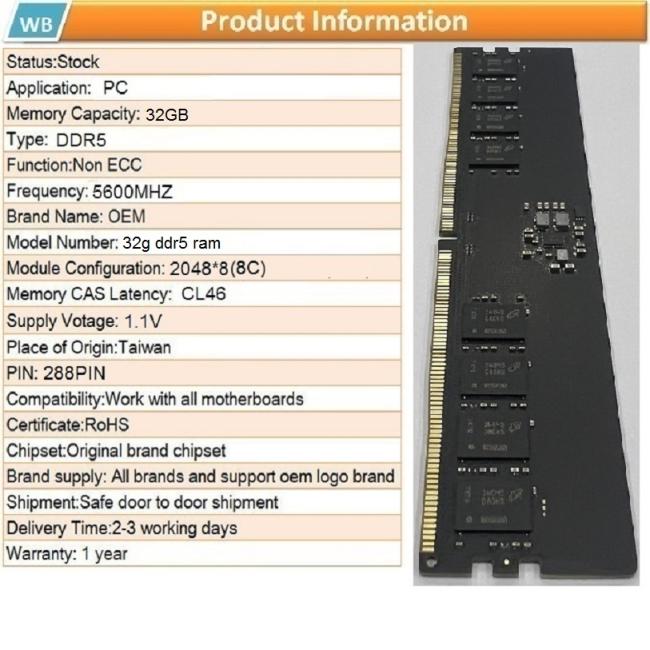 DDR5 RAM comparison with previous generation