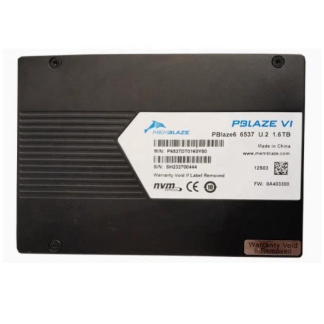 PBLAZE SSD front view showing U.2 interface