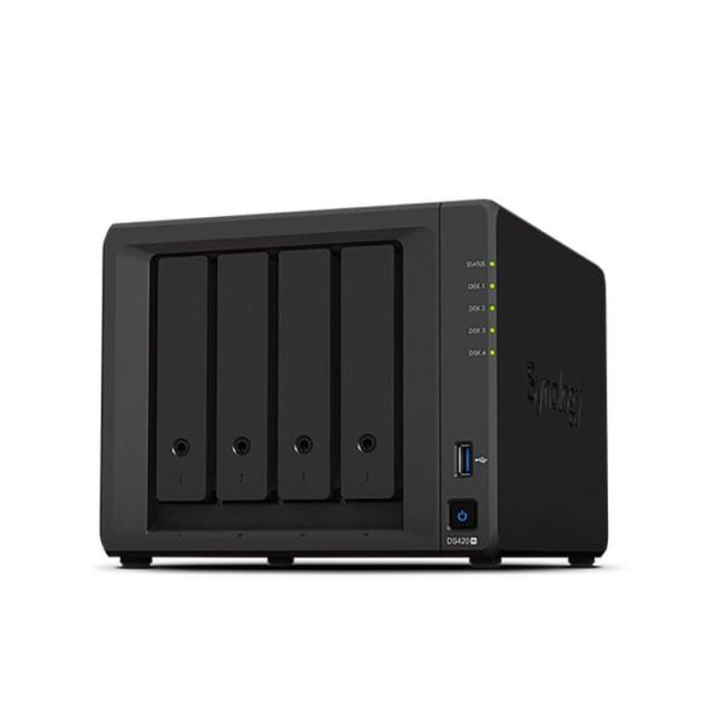 DS420+ Synology NAS DiskStation side view